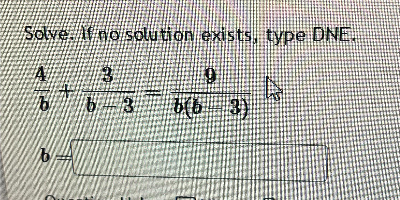 Solved Solve. If no solution exists, type | Chegg.com