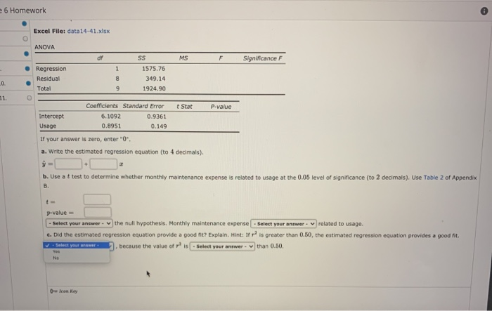 Solved Homework Excel File: data14-41.xlsx ANOVA df MS F | Chegg.com