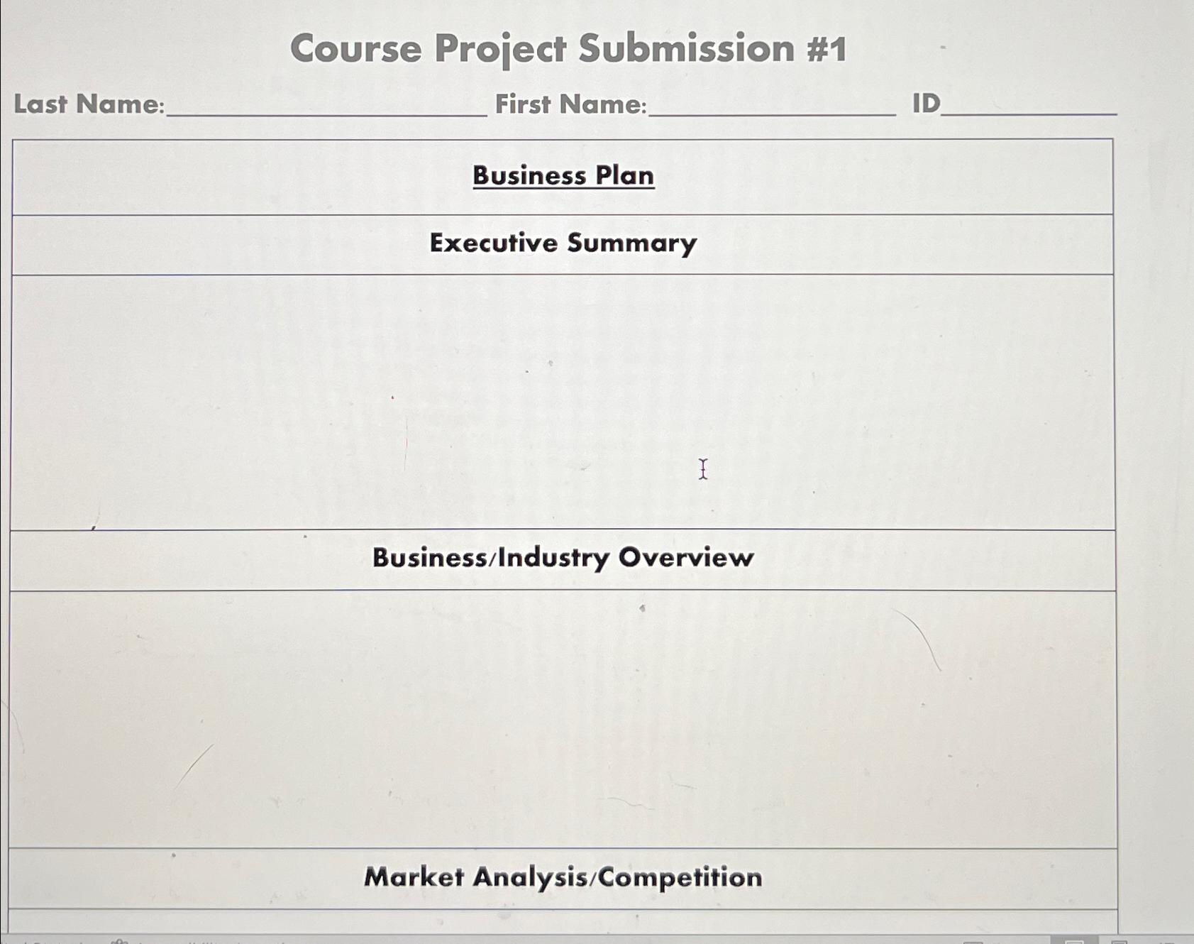 Solved Course Project Submission #1Lasł ﻿Name:-First | Chegg.com