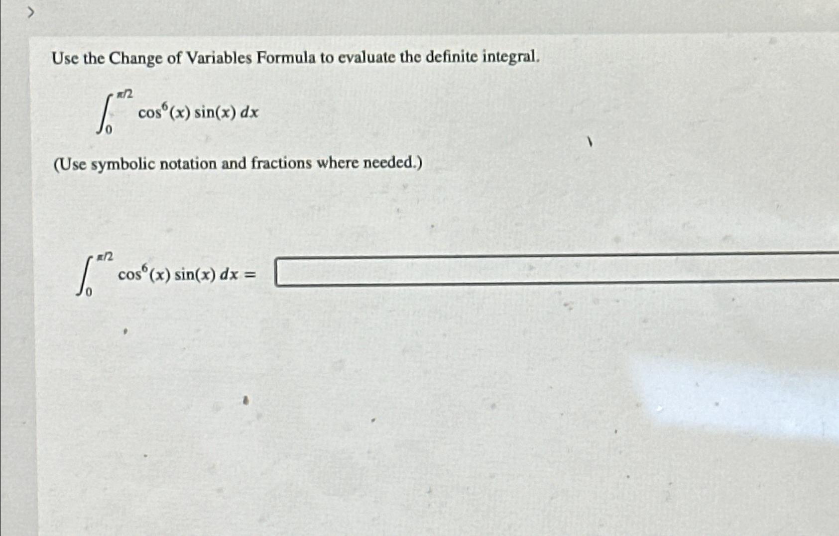 Solved Use the Change of Variables Formula to evaluate the | Chegg.com