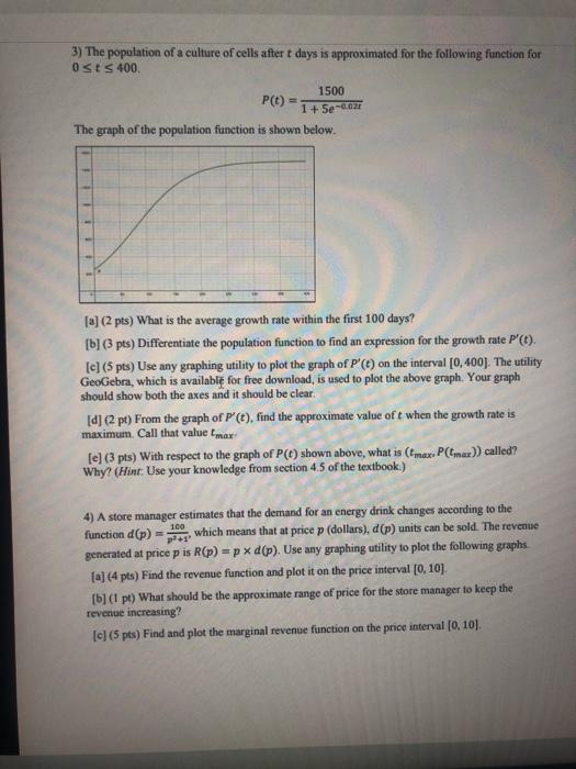Solved Applying mathematical models to real-world situations | Chegg.com