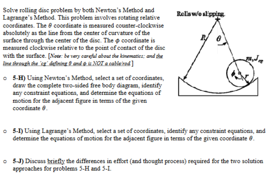 Solved Use Lagranges method as ﻿outlined in ﻿the second | Chegg.com