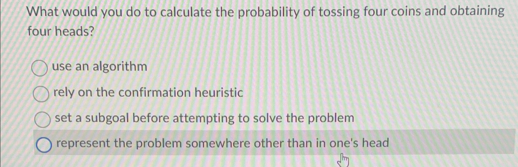Solved What would you do to calculate the probability of | Chegg.com