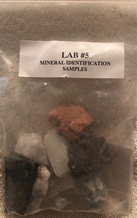 Solved Mineral Identification Instructions and | Chegg.com