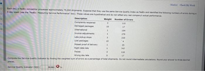 Solved Fach day, a FedEx competitor prosesses approwimately | Chegg.com