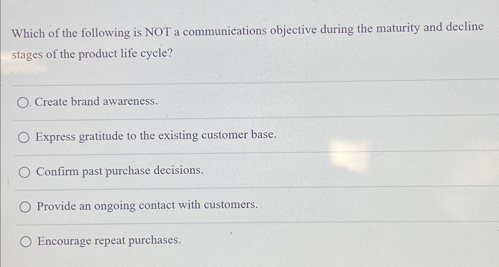 Solved Which Of The Following Is Not A Communications