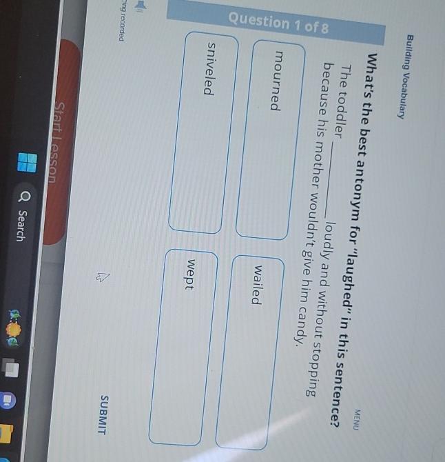 Solved Building VocabularyWhat's the best antonym for | Chegg.com
