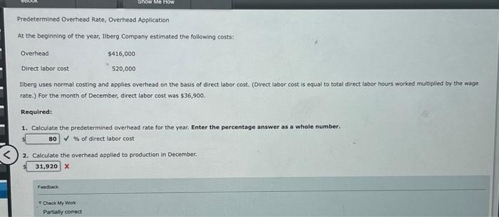 Solved Predetermined Overhesd Rate, Overhead Application At | Chegg.com