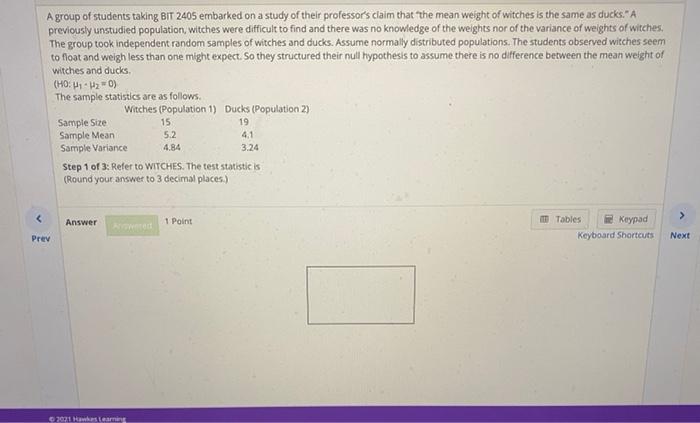 Solved A group of students taking BIT 2405 embarked on a | Chegg.com
