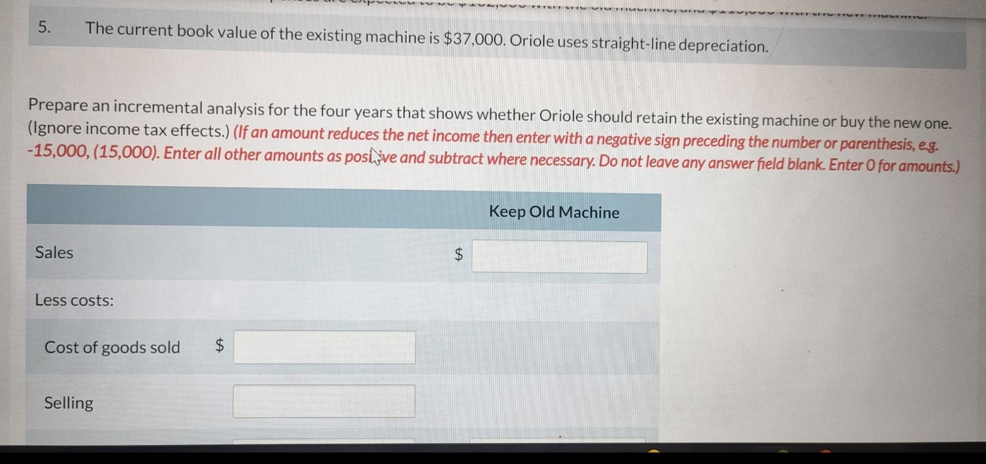 Solved Prepare an incremental analysis for the four years | Chegg.com