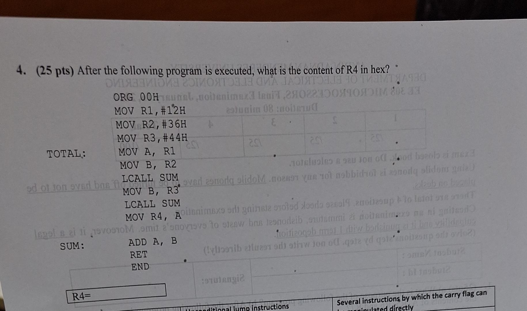 Solved ( 25 ﻿pts) ﻿After the following program is executed, | Chegg.com