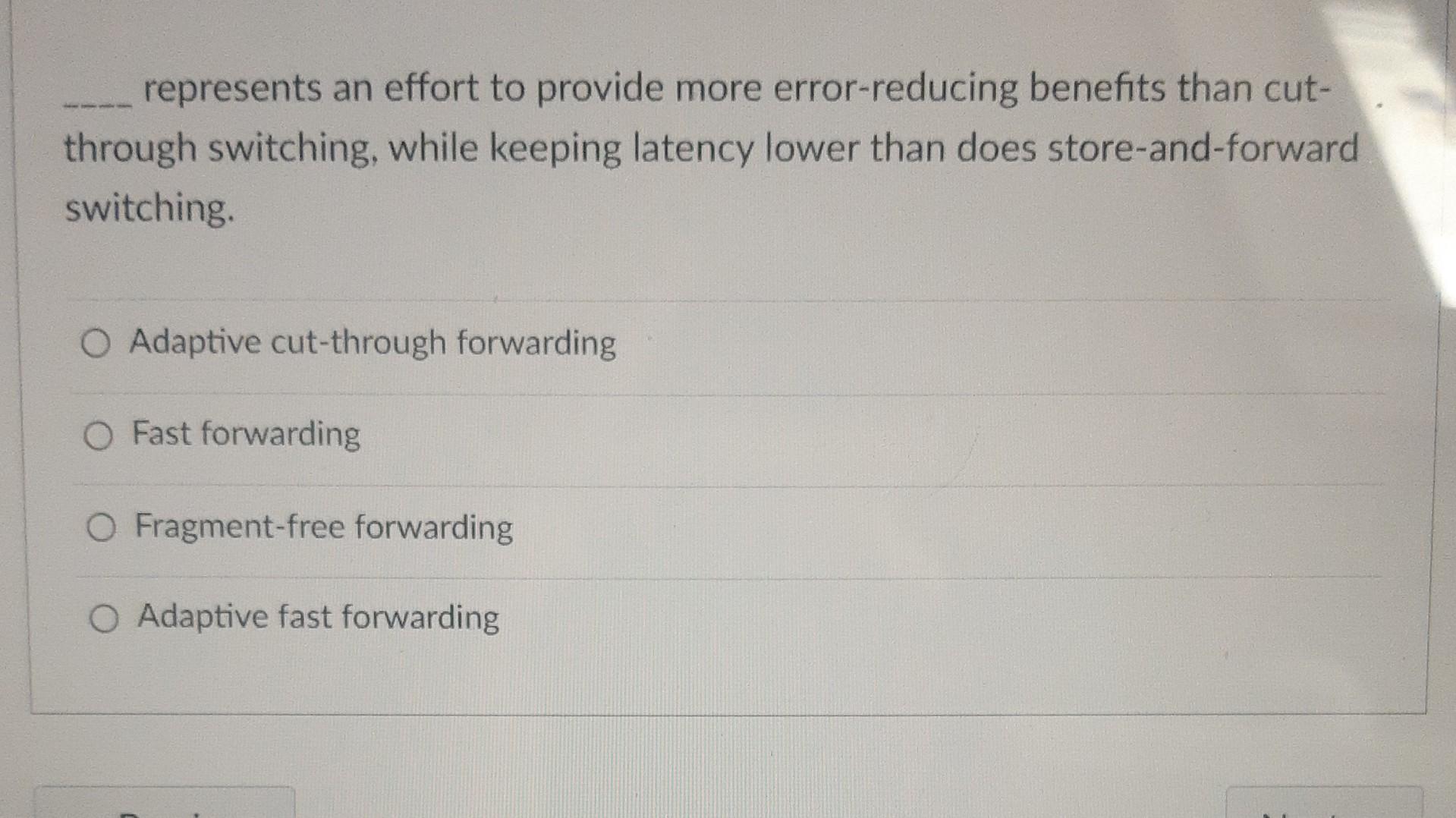 Solved represents an effort to provide more error-reducing | Chegg.com