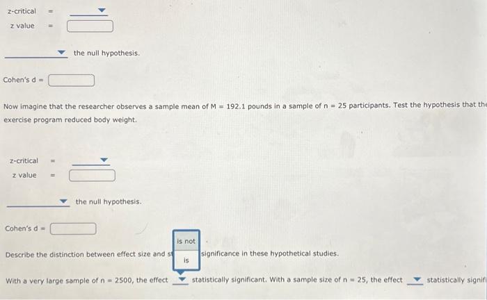 Suppose that a researcher is interested in the effect | Chegg.com Suppose that a researcher is interested in the effect | Chegg.com