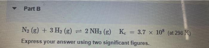 Solved N2O4( g)⇌2NO2( g)Kc=5.9×10−3(at298 K) Express your | Chegg.com
