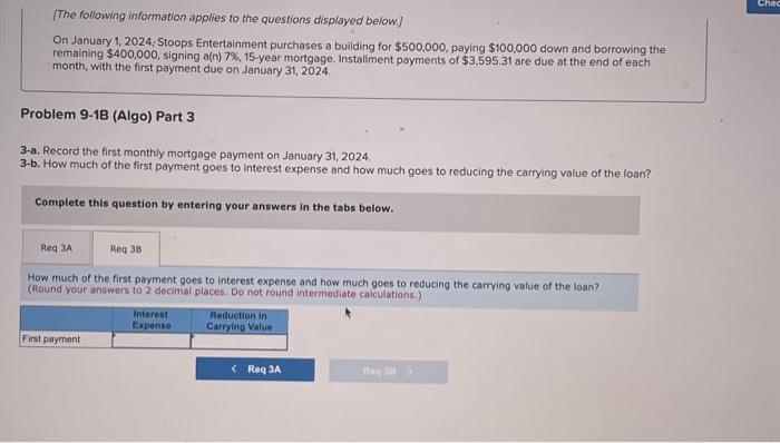 Solved Required information Problem 9-1B (Algo) Record and | Chegg.com