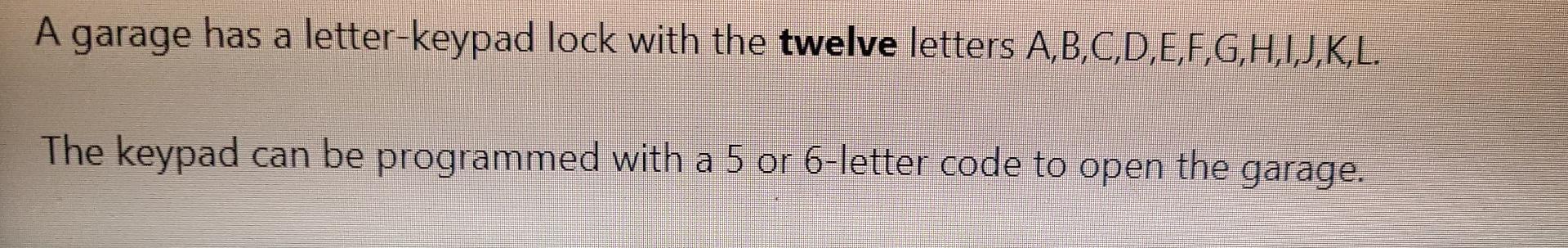 Solved 2. If each letter cannot be repeated, how many | Chegg.com