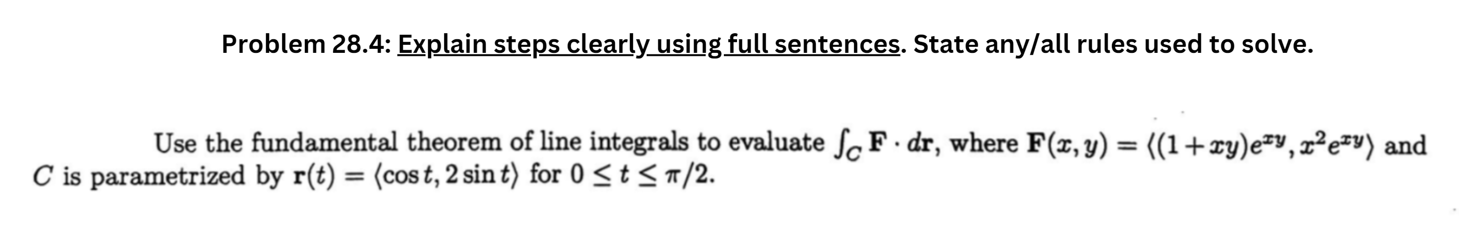 Solved Problem 28.4: Explain steps clearly using full | Chegg.com