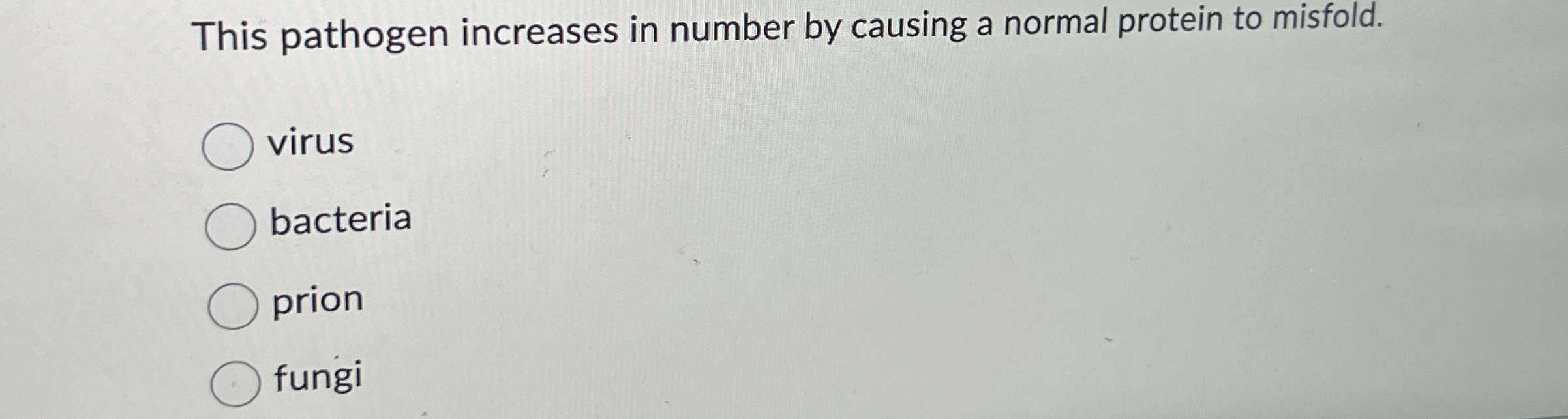 Solved This pathogen increases in number by causing a normal | Chegg.com