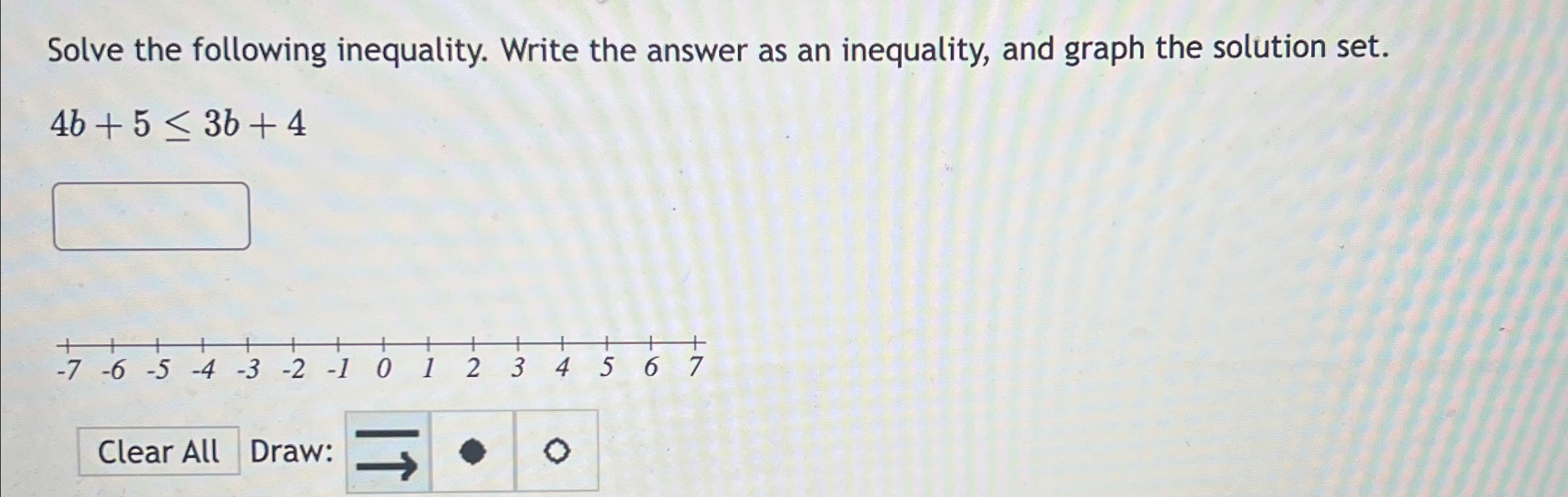 Solved Solve the following inequality. Write the answer as | Chegg.com