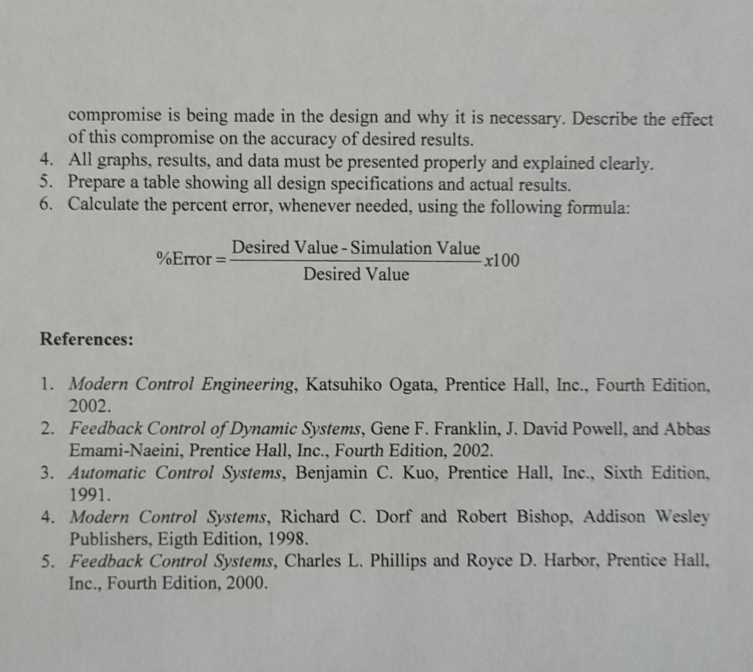 Title: Compensator Design using Root-locus Techniques | Chegg.com
