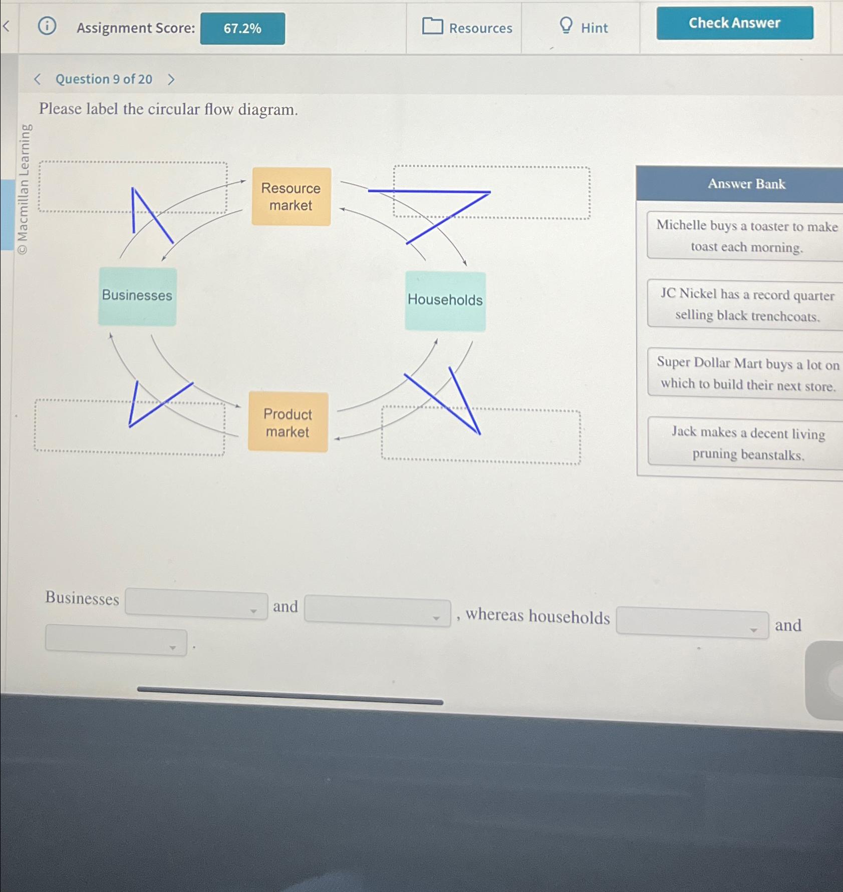 Solved Assignment Score:ResourcesQuestion 9 ﻿of 20Please | Chegg.com