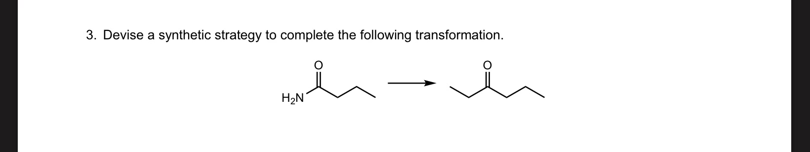 Solved Devise a synthetic strategy to complete the following | Chegg.com Solved Devise a synthetic strategy to complete the following | Chegg.com