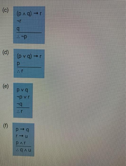 Solved Use the rules of inference and the laws of | Chegg.com