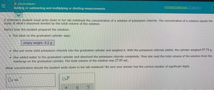 Solved III © MEASUREMENT Adding or subtracting and | Chegg.com