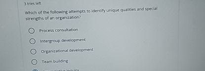 Solved 3 ﻿tries leftWhich of the following attempts to | Chegg.com