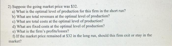 Solved Perfect Competition Worksheet For the short answer | Chegg.com
