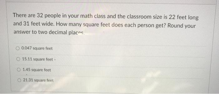 Solved There are 32 people in your math class and the | Chegg.com