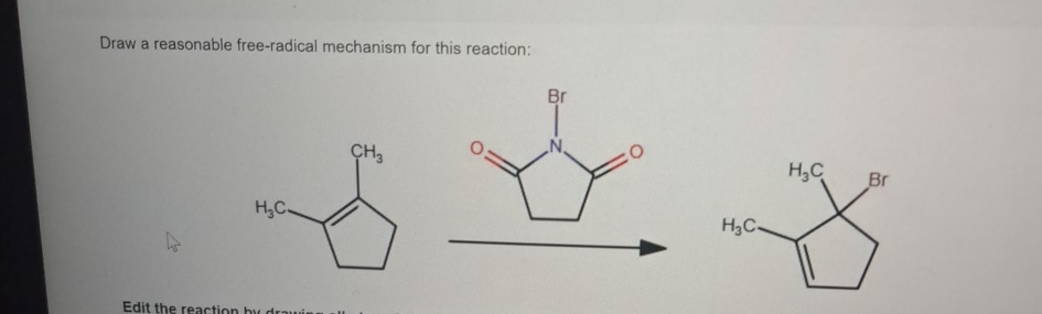 Solved Draw a reasonable free-radical mechanism for this | Chegg.com