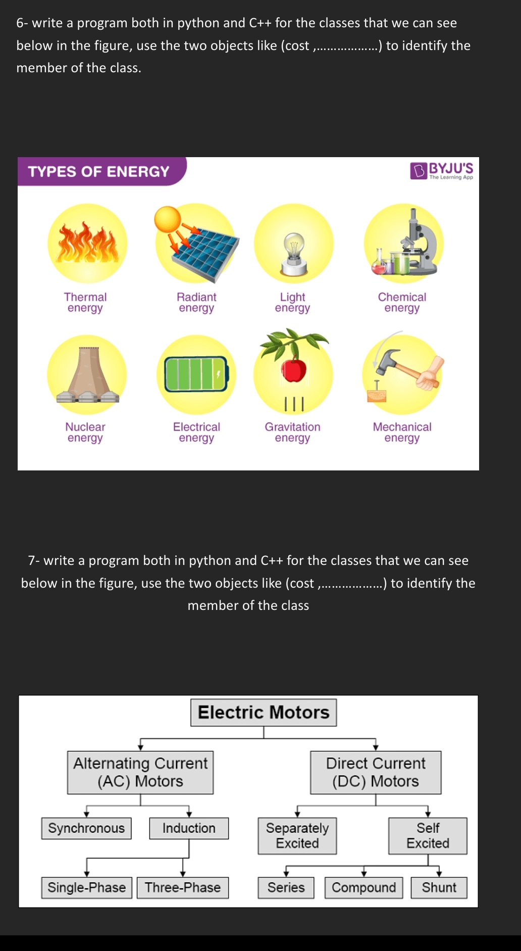 Solved 6- ﻿write a program both in python and C++ ﻿for the | Chegg.com