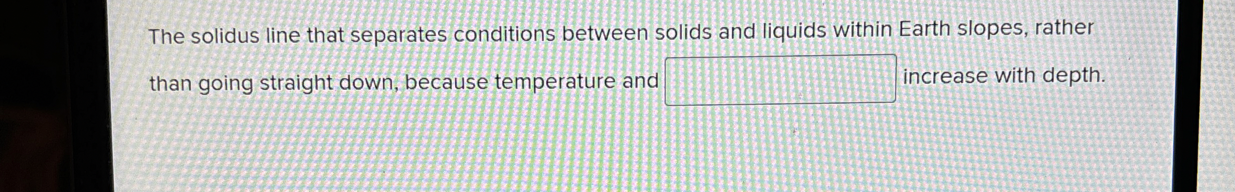 Solved The solidus line that separates conditions between | Chegg.com