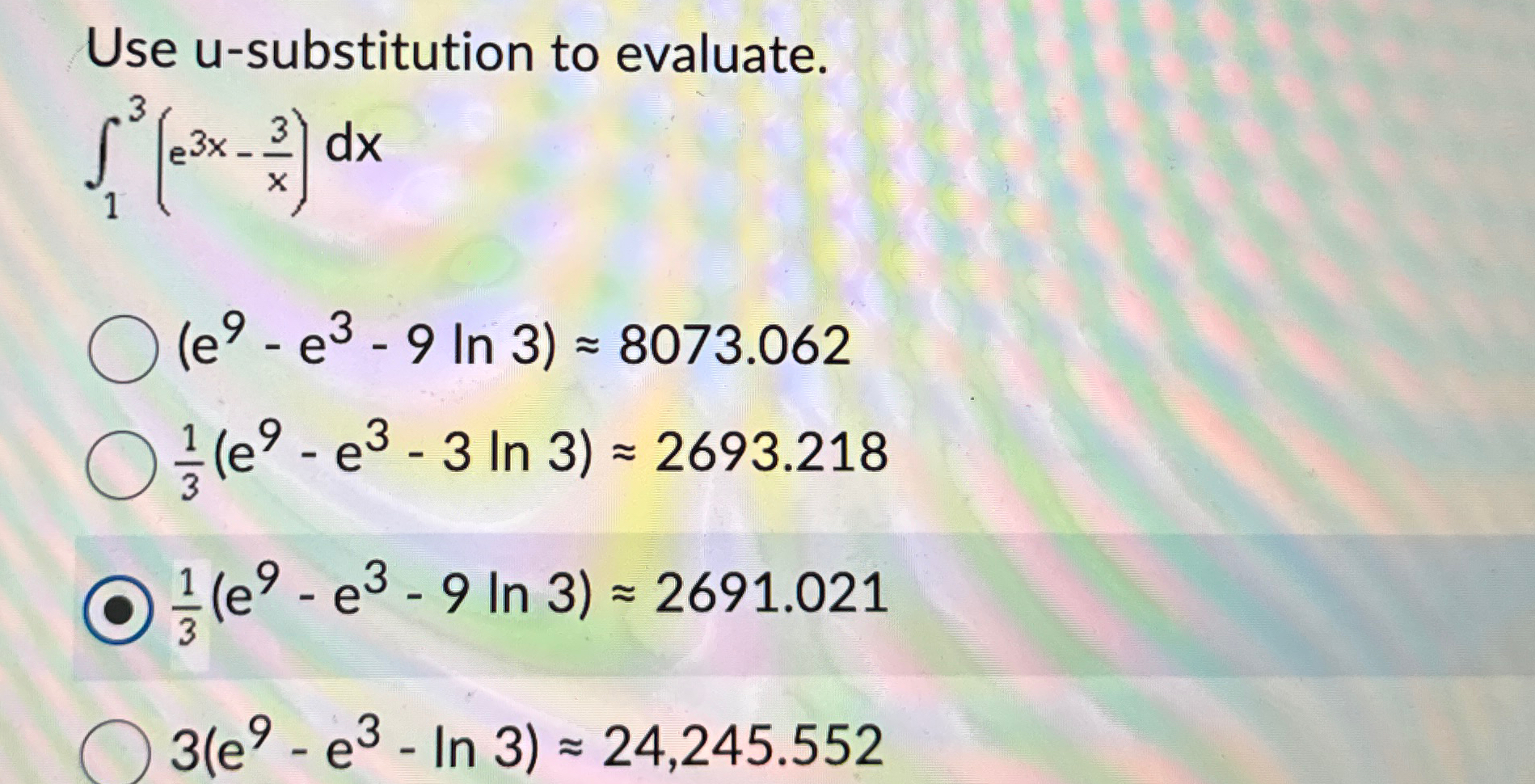 Solved Use u-substitution to | Chegg.com