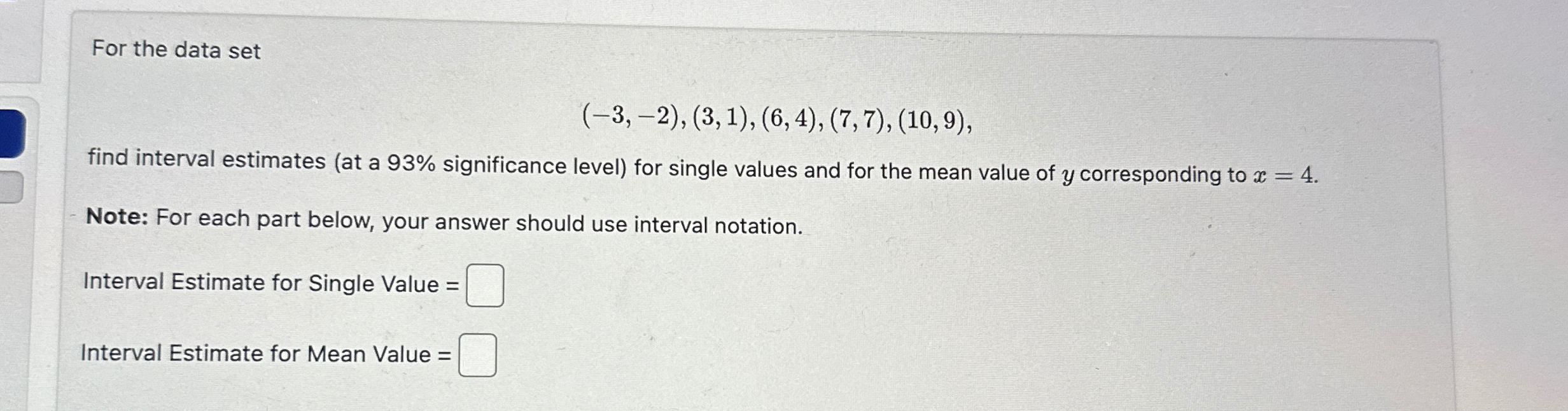 For the data set(-3,-2),(3,1),(6,4),(7,7),(10,9)find | Chegg.com