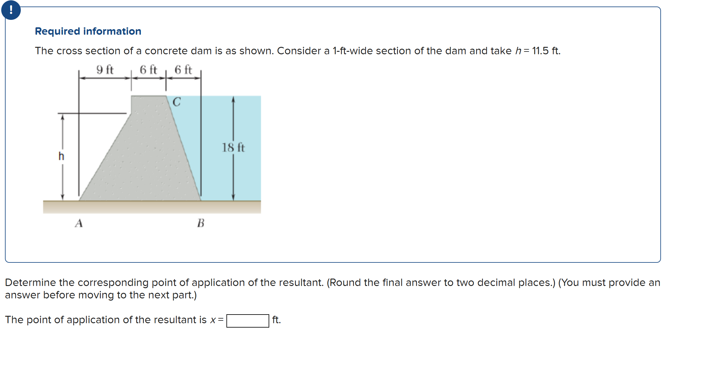 Solved ! ﻿Required information The cross section of a | Chegg.com