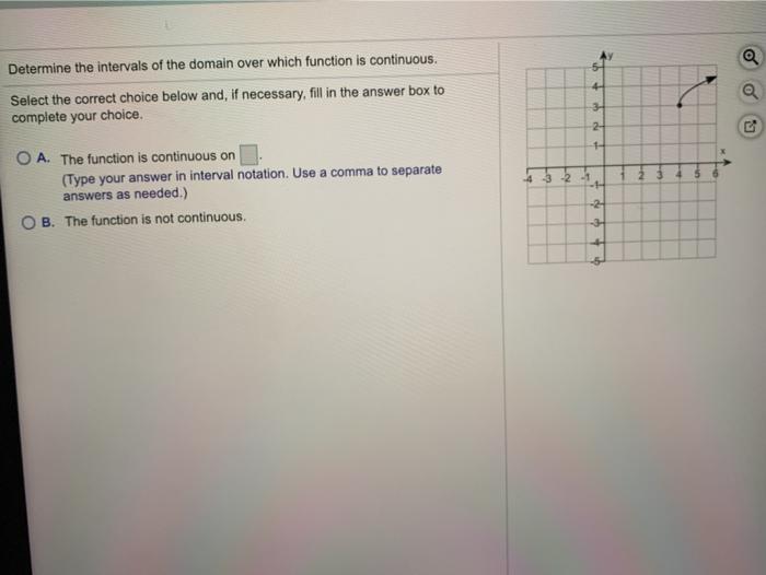 Solved N Q 4 Determine the intervals of the domain over | Chegg.com