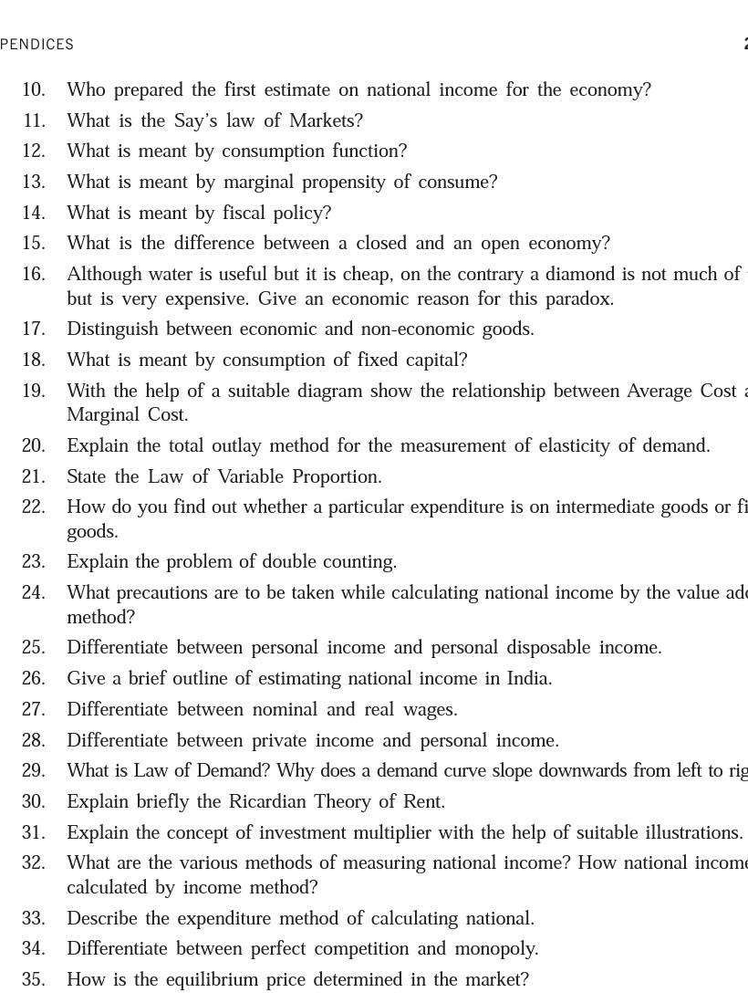 Solved 10 INTRODUCTORY ECONOMICS 5. 'Economics is a science | Chegg.com