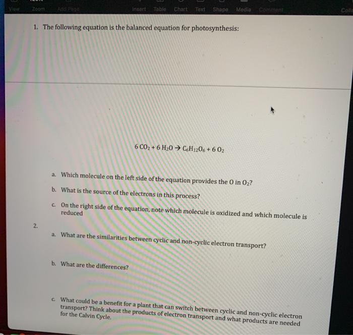 Solved Zoom insort Table Chart Text Shape Modia Colla 1. The | Chegg.com