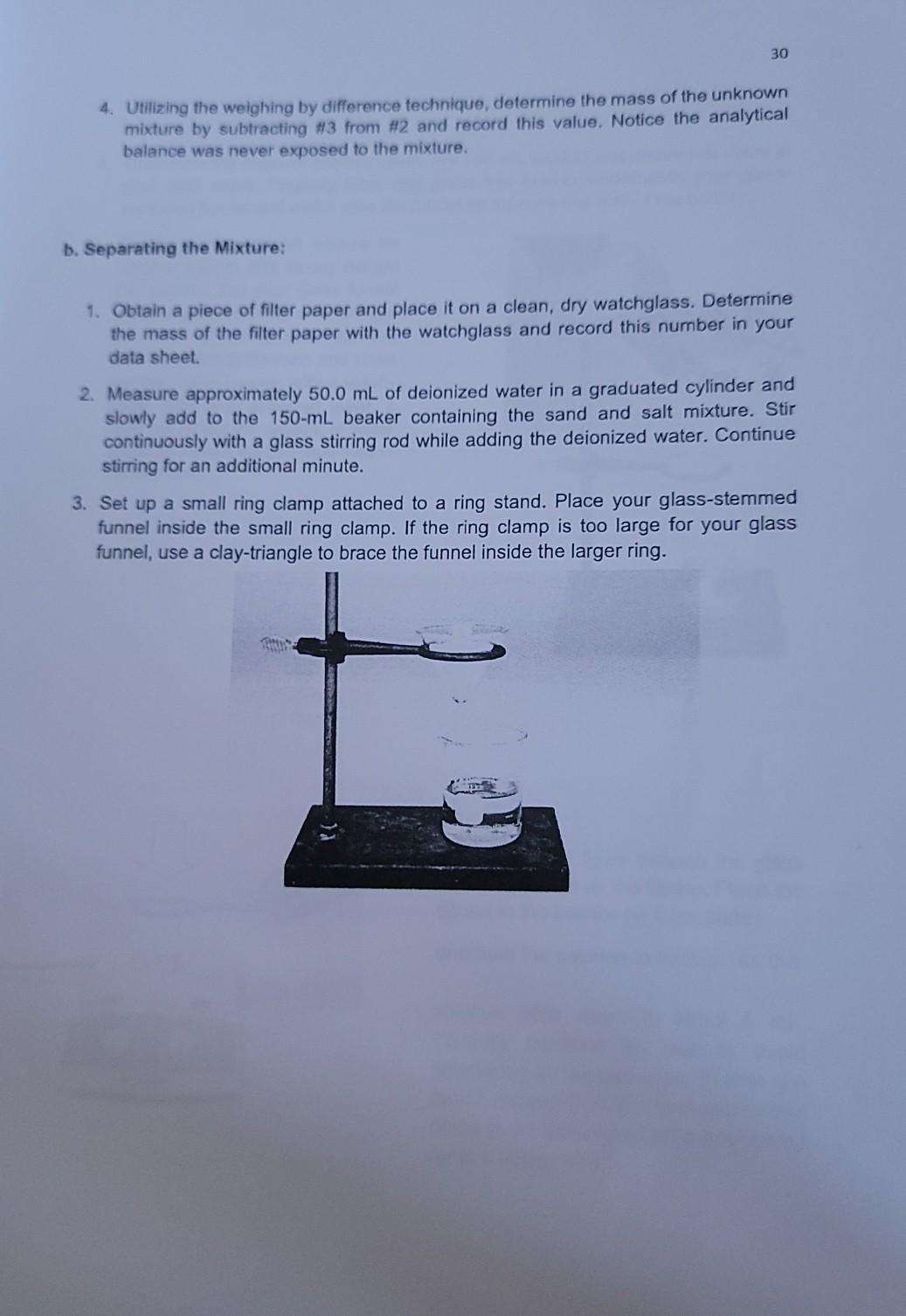 26 Introduction: The weighing by difference technique | Chegg.com