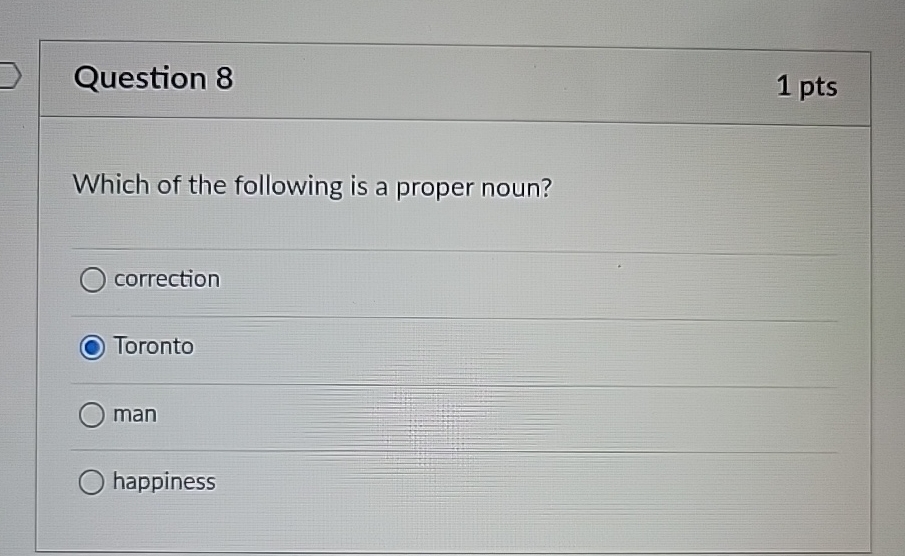 Solved Question 81 ﻿ptsWhich of the following is a proper | Chegg.com