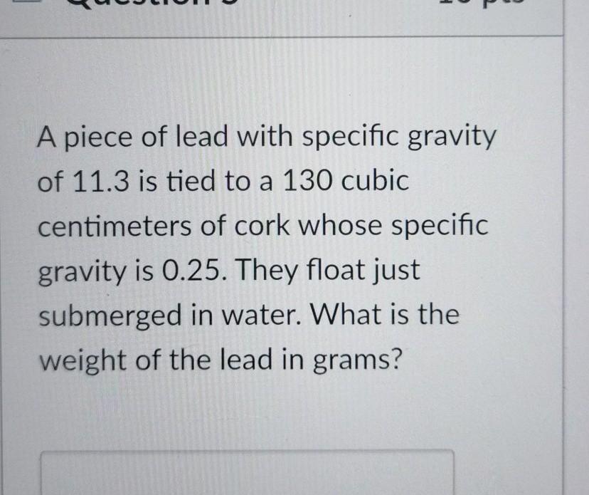 Solved 15 pts To what depth in meters will a 2-m diameter | Chegg.com