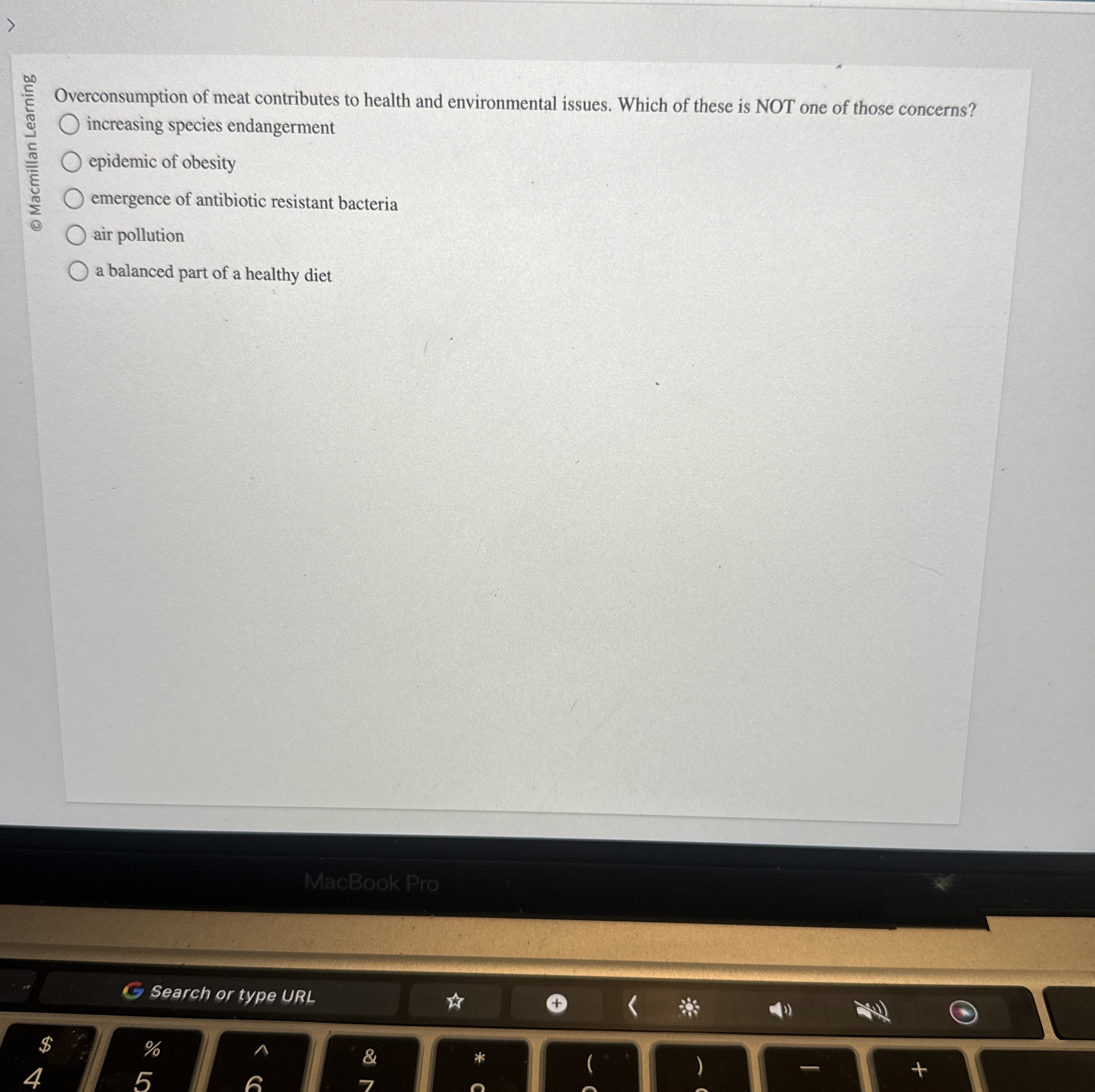 Solved Overconsumption of meat contributes to health and | Chegg.com