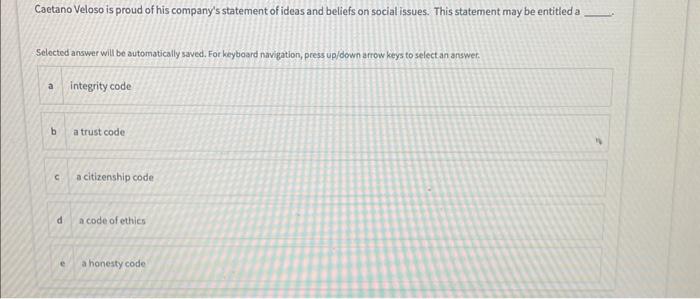 Solved When a company has values so deeply entrenched that | Chegg.com