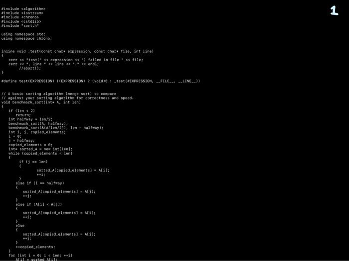 Solved In c++, we have to create the fastest sorting | Chegg.com Solved In c++, we have to create the fastest sorting | Chegg.com