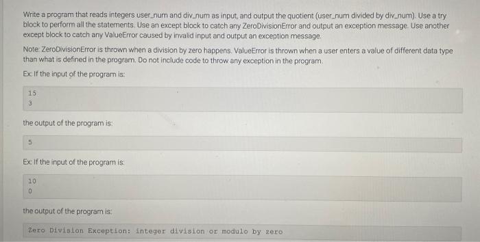 Solved Write a program that reads integers uset_num and | Chegg.com