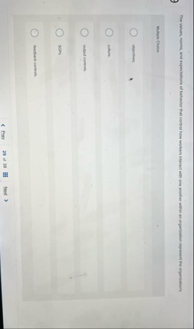 Solved The values, norms, and expectations of behavior that | Chegg.com