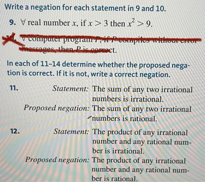 Solved 1. Which of the following is a negation for "All f. | Chegg.com