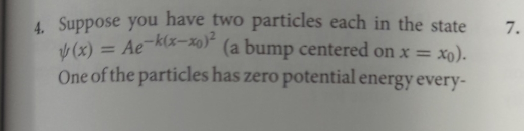 Suppose you have two particles each in the state | Chegg.com